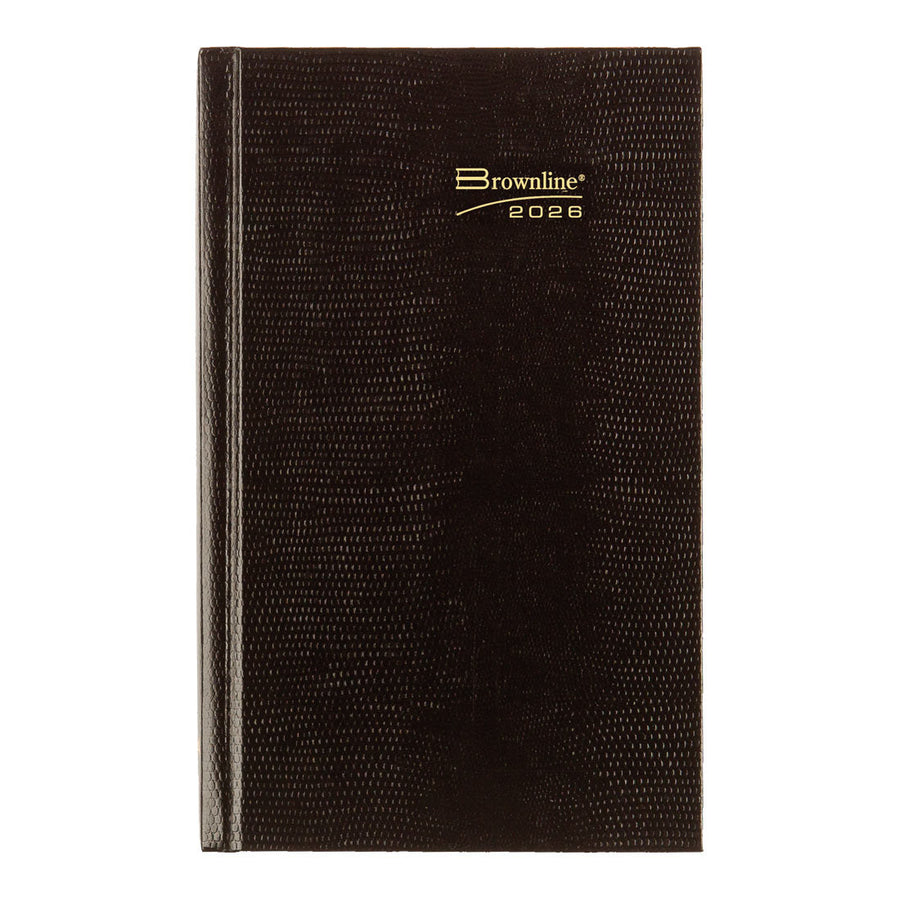 Daily Planner 2026, English, Black (CB634.BLK-26) - Brownline ...